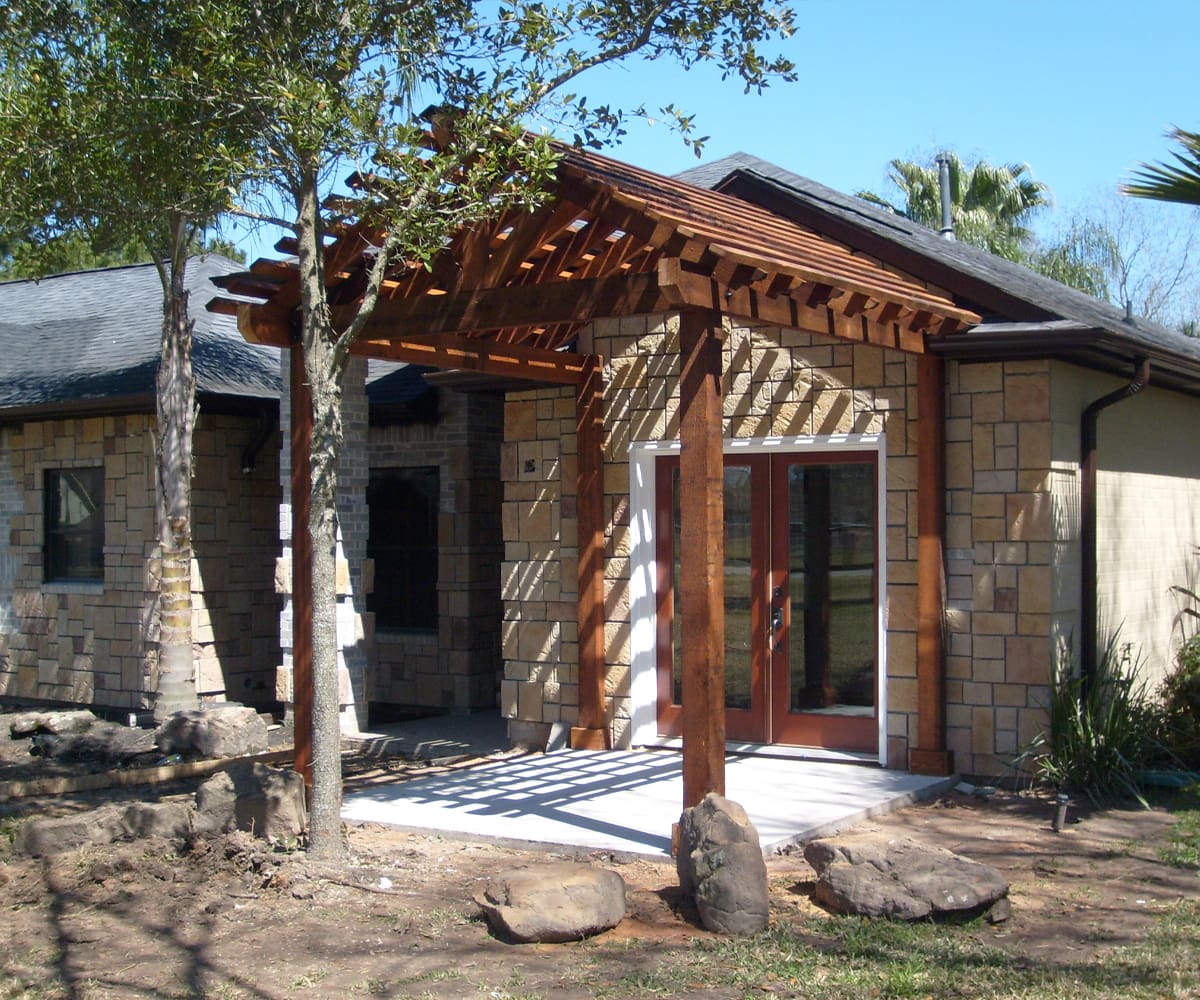 Pergola with Gable Roof