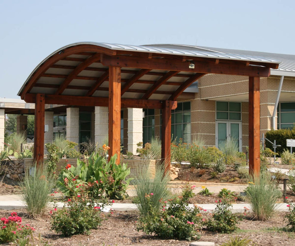 Pavilion with Rounded Roof